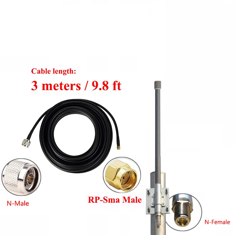 868mhz 4.5dbi antenna omni fiberglass NB-IOT loraw... – Vicedeal