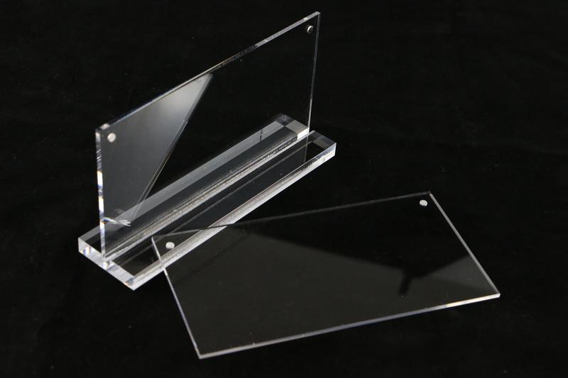 Acrylic Transparent Desk Sign Holder Photo Card Di... – Grandado