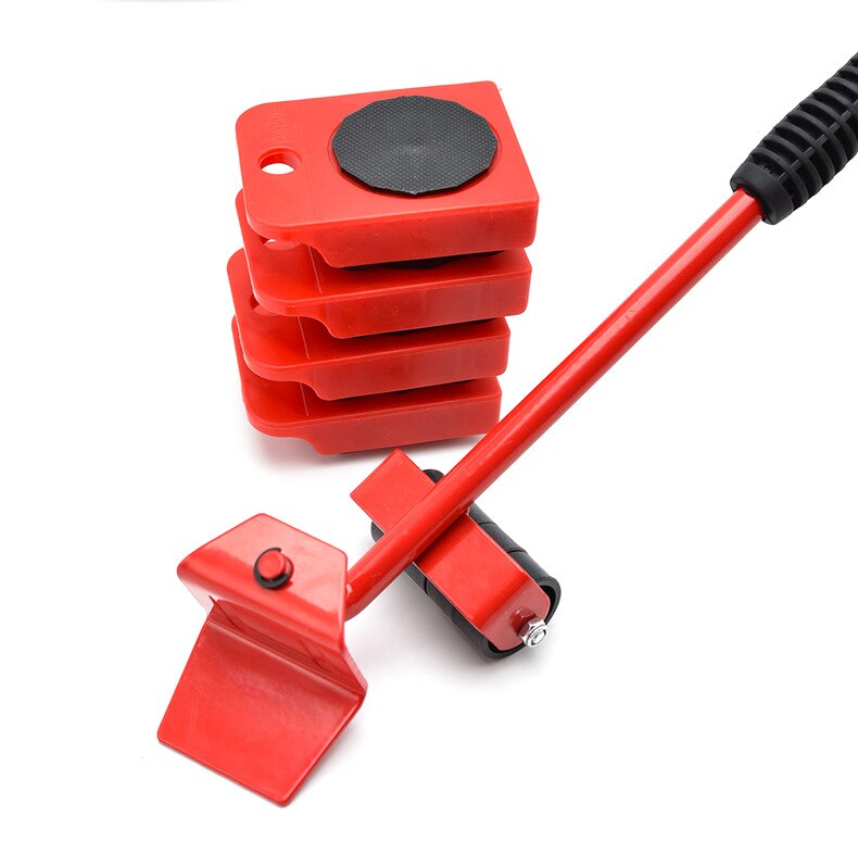 5 In 1 4 Mover Roller + 1 Wheel Bar Moving Heavy O... – Grandado