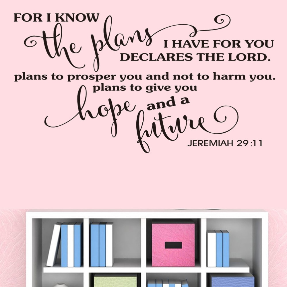 Jeremiah 29:11 Bible Verse for I Know The Plans I ... – Vicedeal