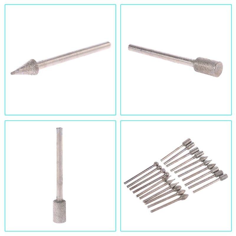 203F 20/pcs 6X3mm Diamond Rotary Tool Sintered Dia... – Grandado