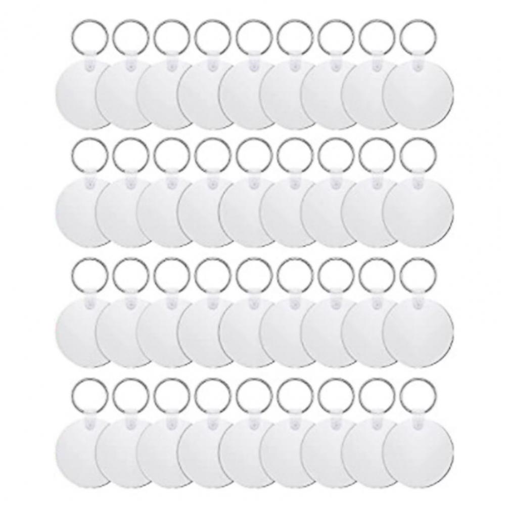 36Pcs/Set Useful Keychains Double-side Printed DIY... – Vicedeal