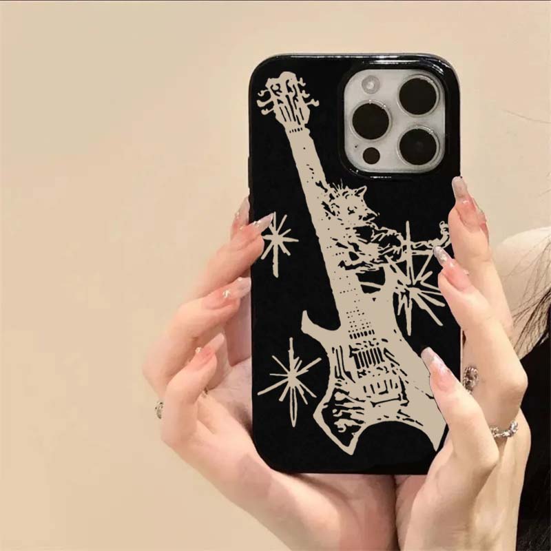Korean Trend Guitar Phone Case For iPhone 16 Pro M... – Vicedeal