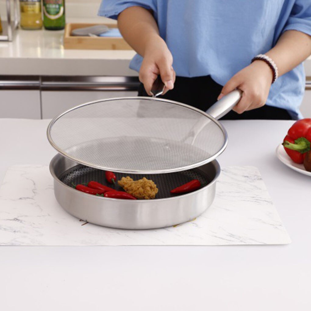 Lange Handvat Olie Netto Screen Vet Ploetert Scree... – Grandado