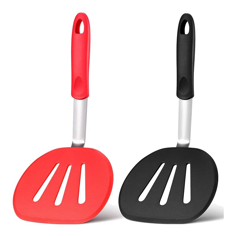 2 Pieces Silicone Turners,Flexible Pancake Turner,... – Grandado