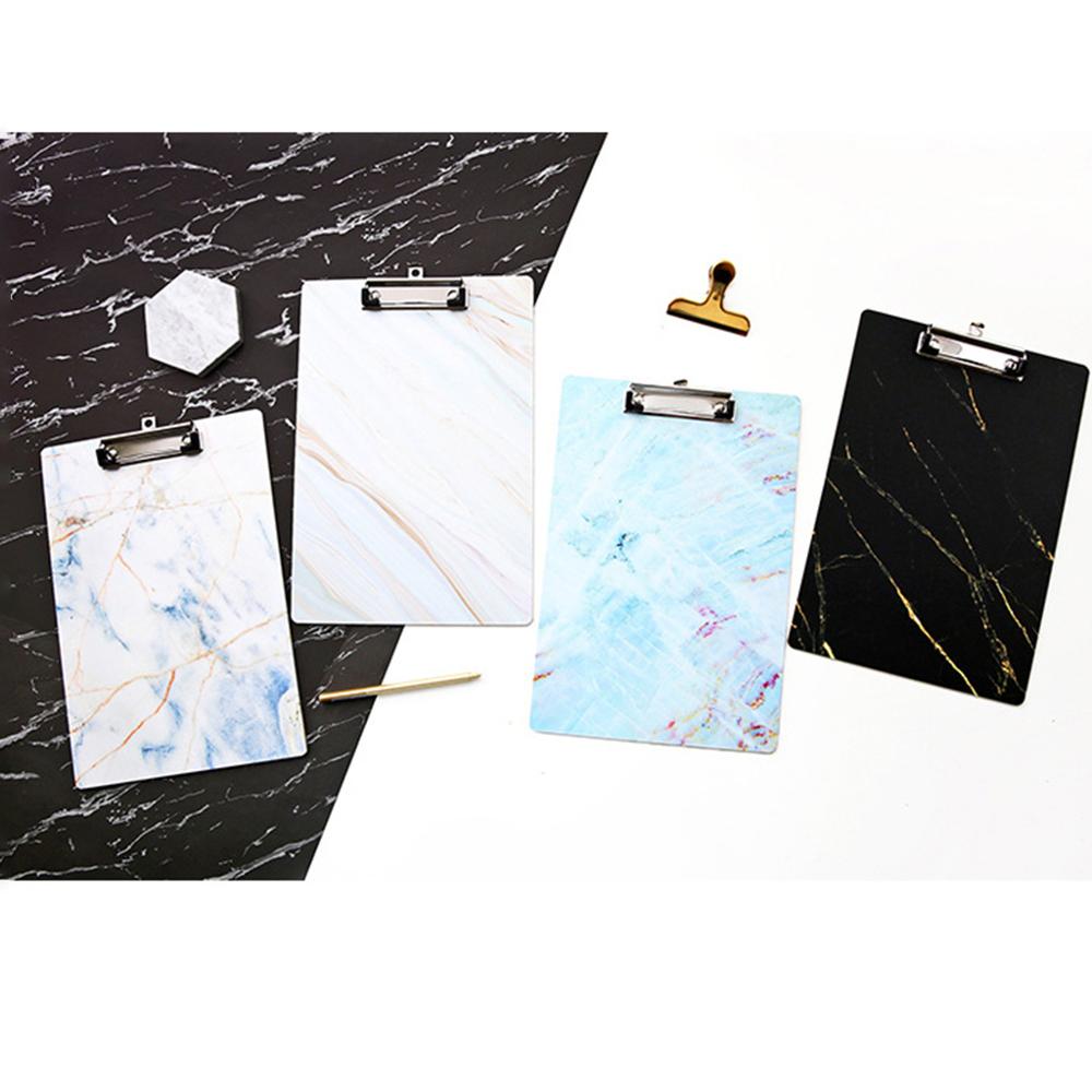 A4 Marble Clipboard Writing Pad File Folders Board... – Grandado