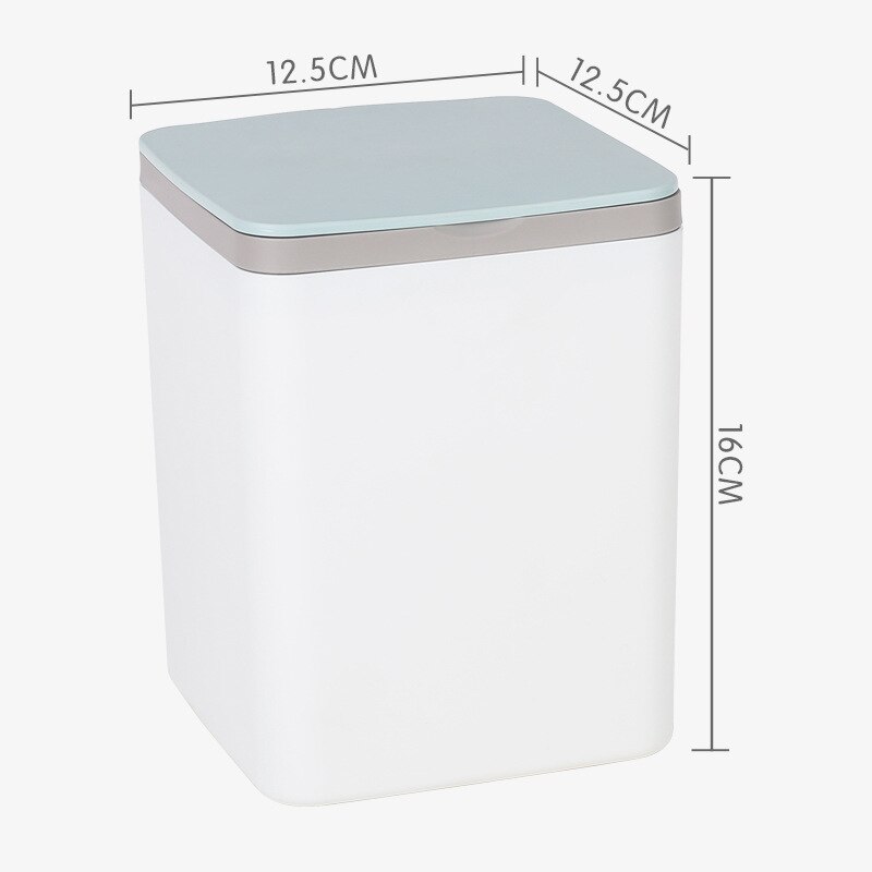 Square Mini Small Waste Bin Desktop Garbage Basket... – Grandado