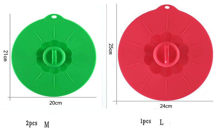 Universal Silicone Suction Cup Lid Easy Vacuum Sea... – Grandado