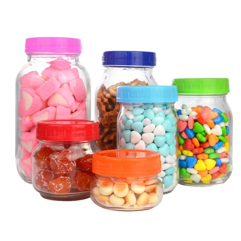 16 Pack Colored Plastic Mason Jar Lids -8 Wide Mou... – Grandado