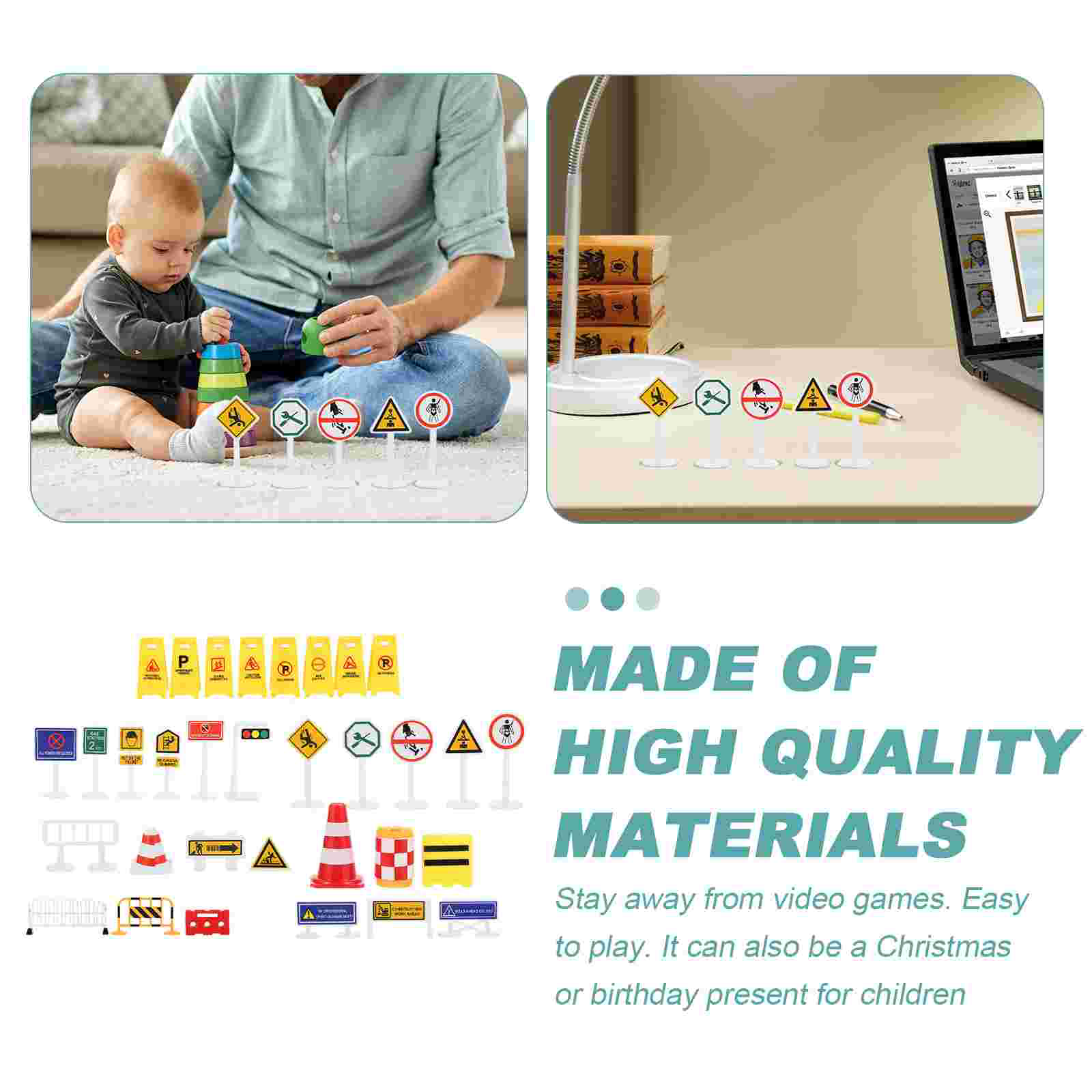 1 Set Children Educational Kids Traffic Sign Traff... – Grandado