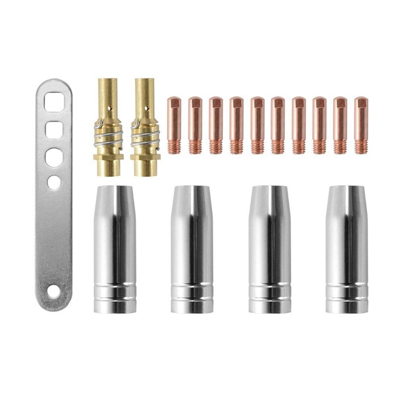 17Pcs/Set 15Ak Mig/ Welding Nozzle Contact Tips 0.... – Grandado