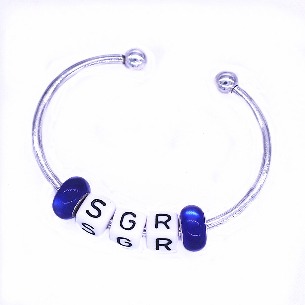 Groot Gat Blauw Kralen Sgr Armbanden Griekse Soror... – Vicedeal