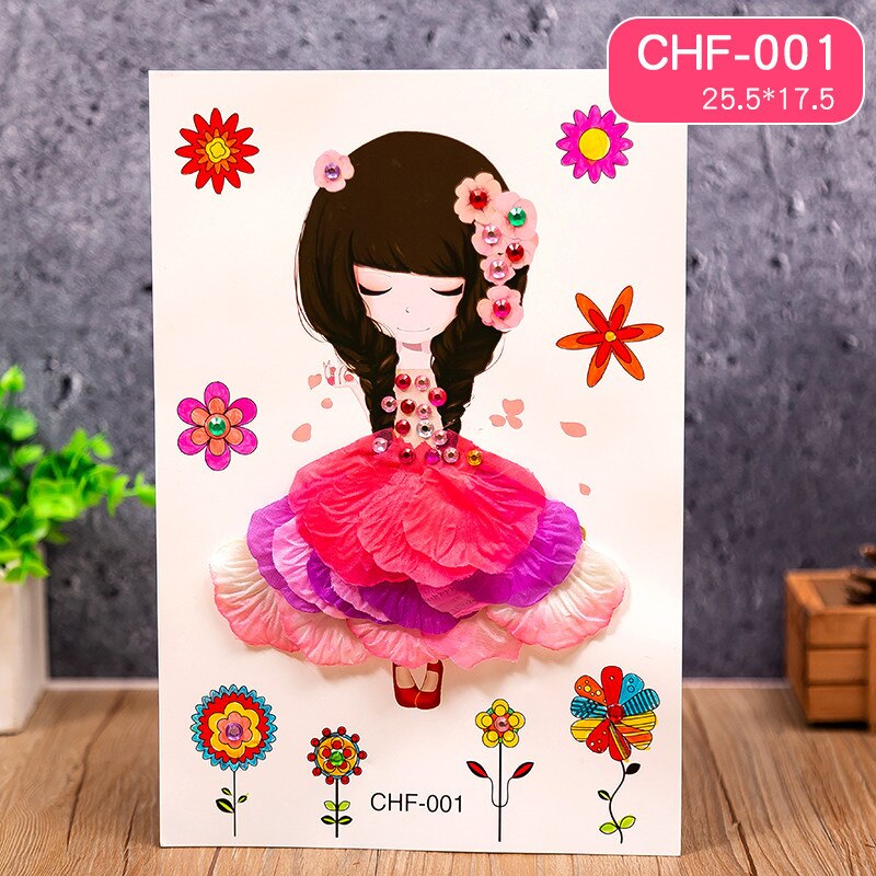 DIY Petal Stickers Children's Puzzle Handmade Flow... – Grandado