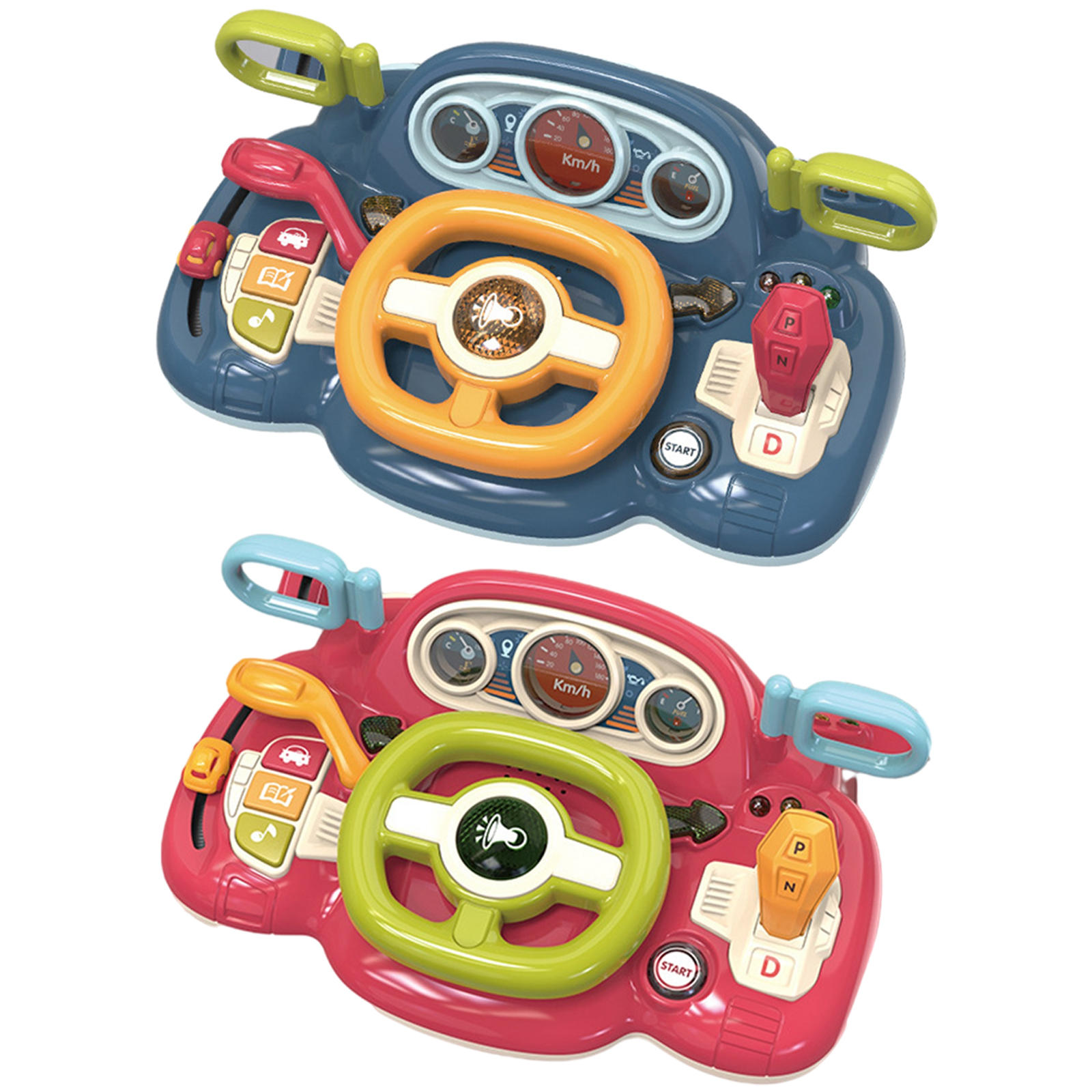 Electric Simulation Steering Wheel Toy With Light ... – Vicedeal