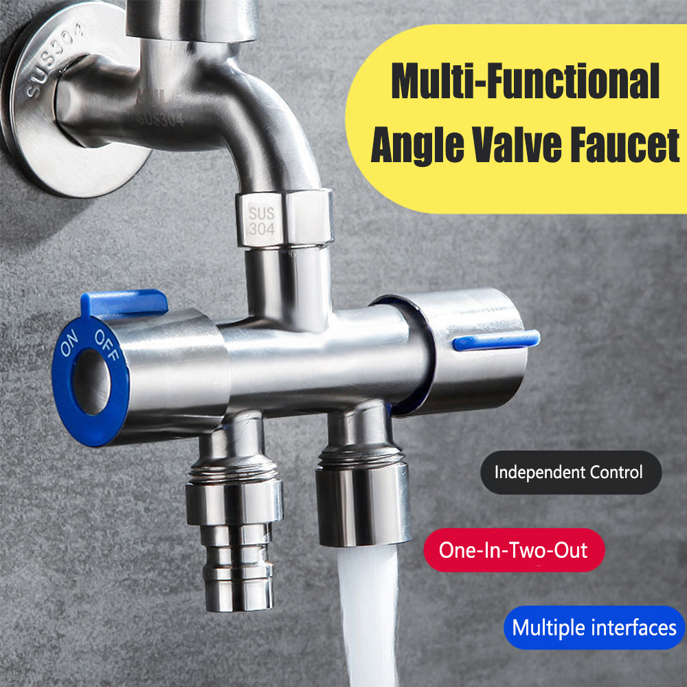 Dual Control Dual Use 3 Way Shower Water Diverter ... – Vicedeal