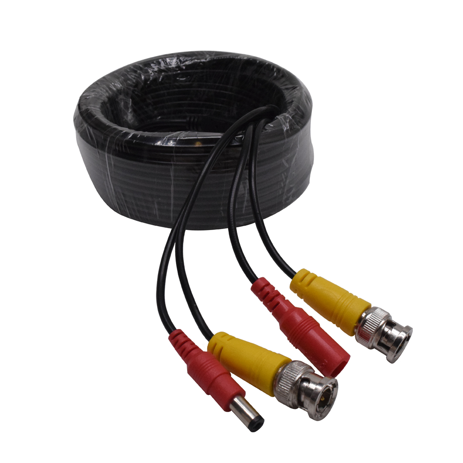 BNC CCTV DVR Camera Video Power Cable 59ft 18m for... – Grandado