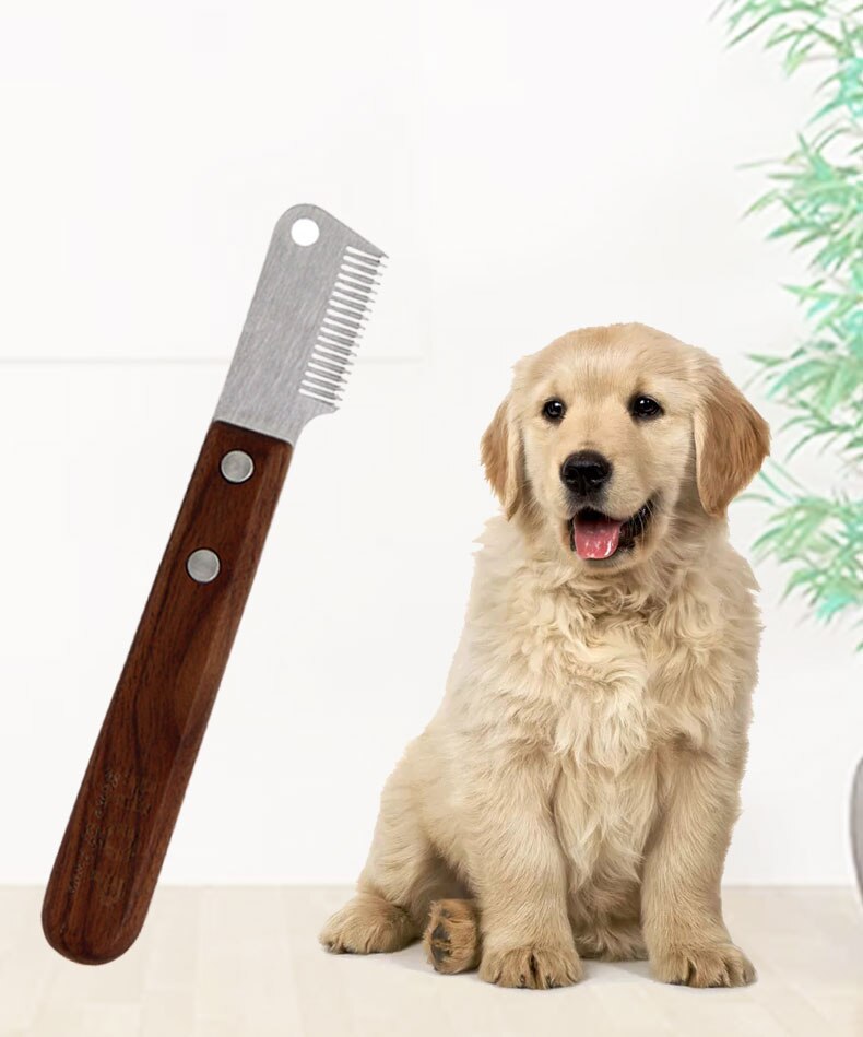 Pet Comb Hair Removal Comb Plucking Knife Dog Hair... – Vicedeal