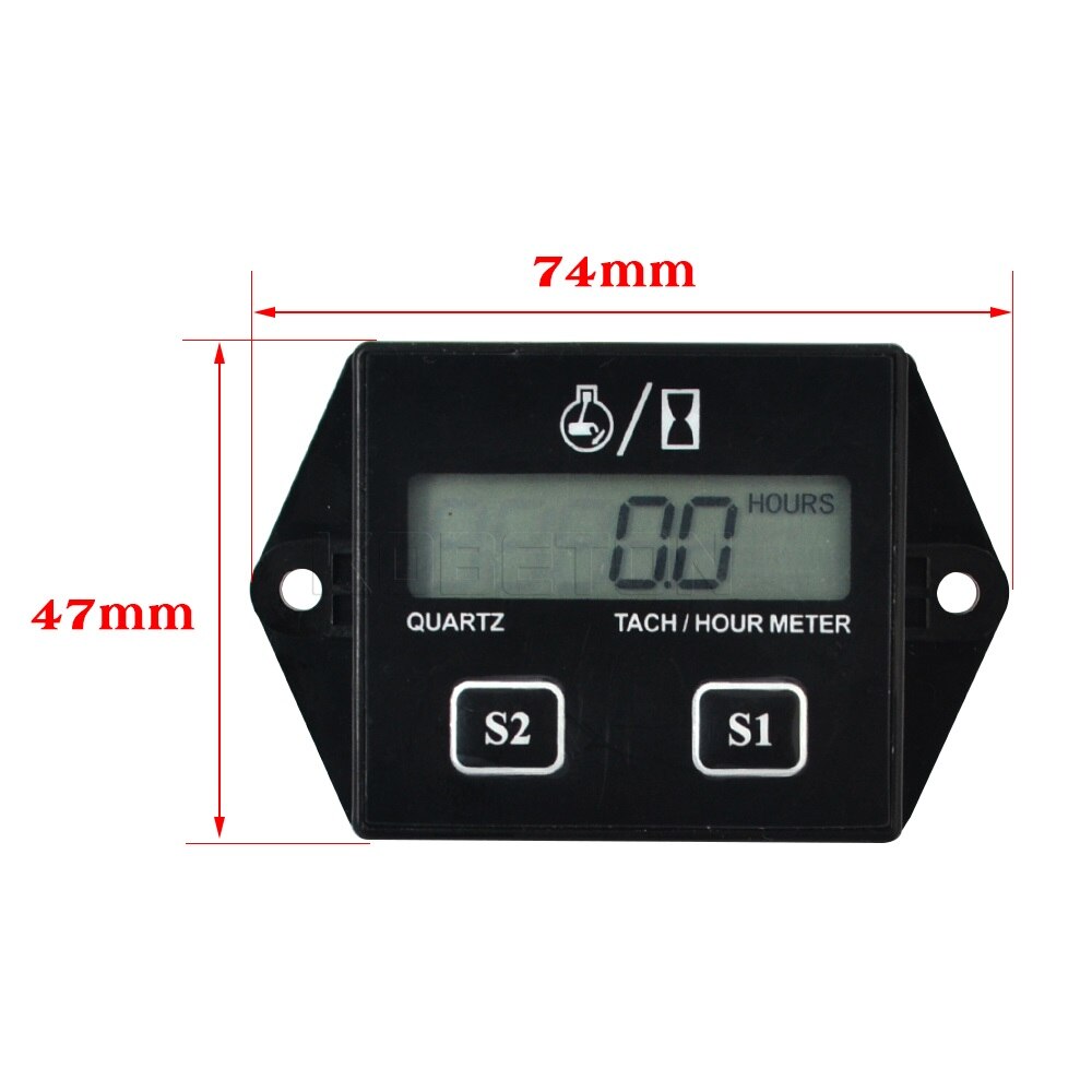 Motorcycle Digital Display Tachometer Motor Boat E... – Grandado