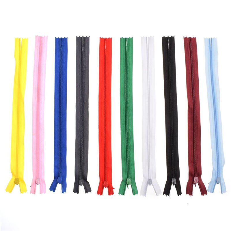 Lot of 10 Zippers 28cm Assorted Mix Colors Closed ... – Grandado