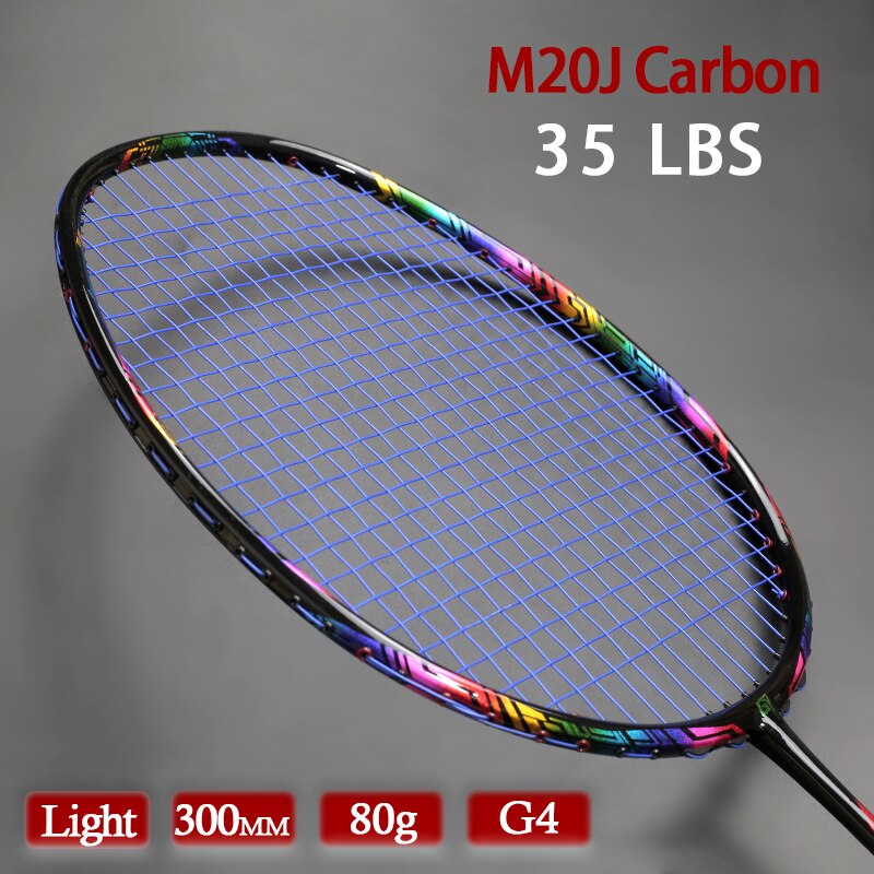 High Tension 35LBS Carbon Fiber Badminton Racket S... – Grandado