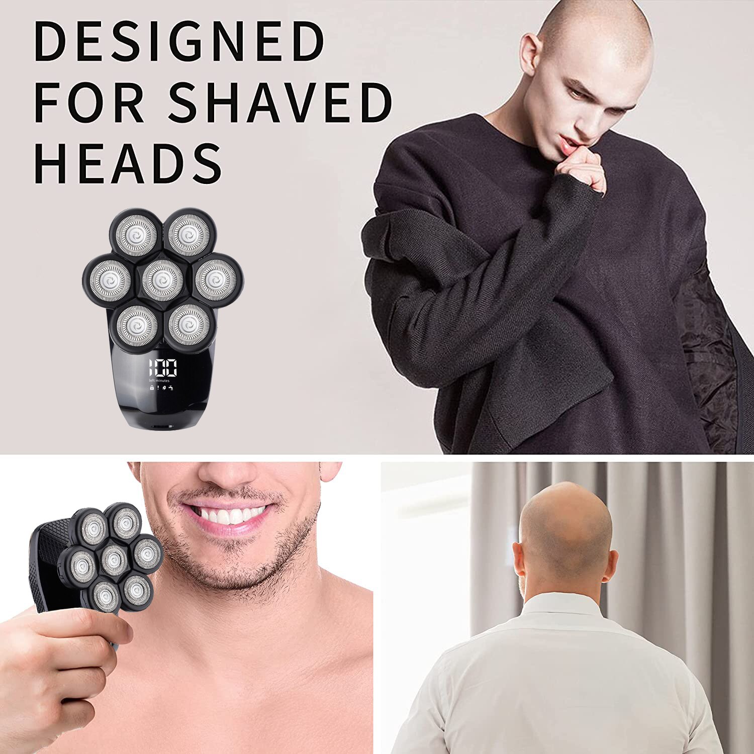 Electric Rotary Shaver for Men Wet&dry Double ... – Vicedeal