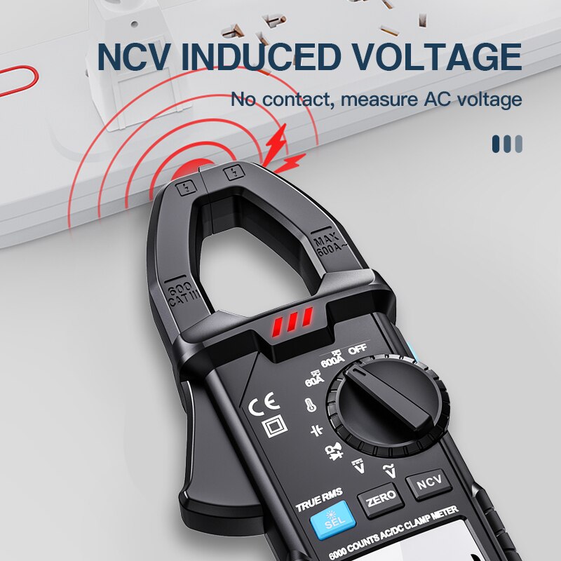 Digital AC DC Current Clamp Meter Auto Range 600A ... – Vicedeal