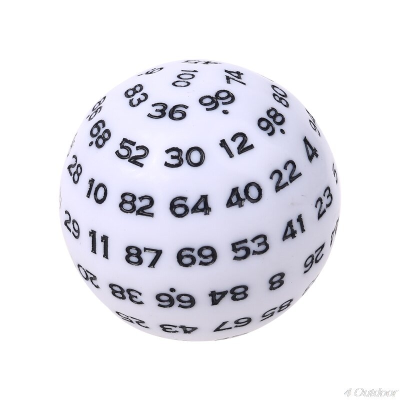 100 Sided Polyhedral Dice D100 Multi Sided Acrylic... – Vicedeal