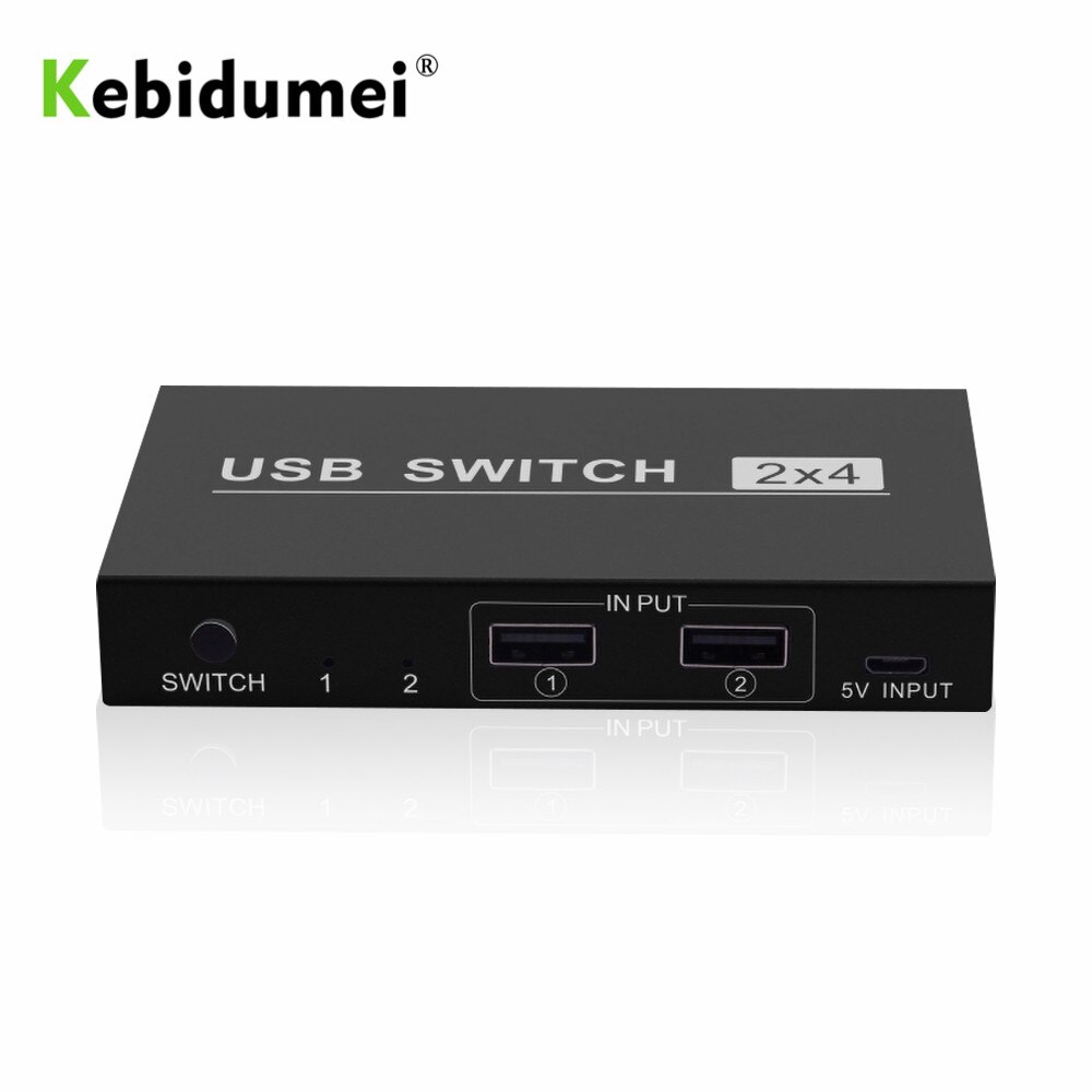 Kebidumei USB 2,0 Switcher USB KVM Switch Box 2Por... – Vicedeal