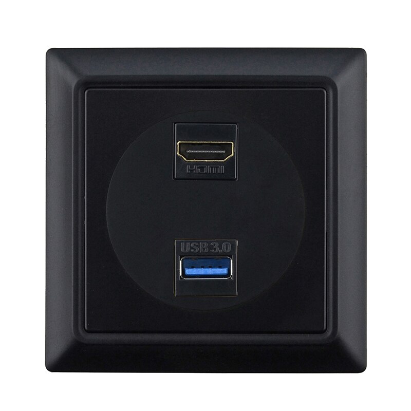 Atlectric Dual HDMI HD TV USB Data Socket HDMI & U... – Grandado