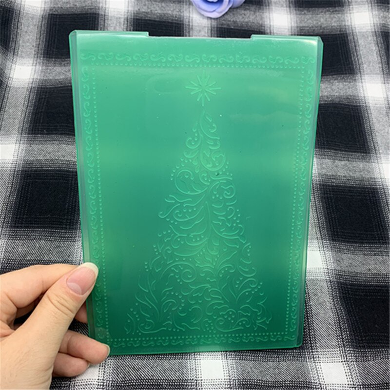 Embossing plastic folding making christmas tree de... – Grandado