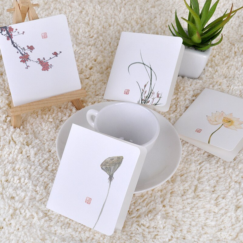 5pcs Chinese Classical Style Greeting Card Birthda... – Grandado