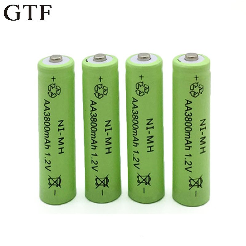 GTF 1.2V 3800mah AA Battery Ni-MH Rechargeable Neu... – Vicedeal