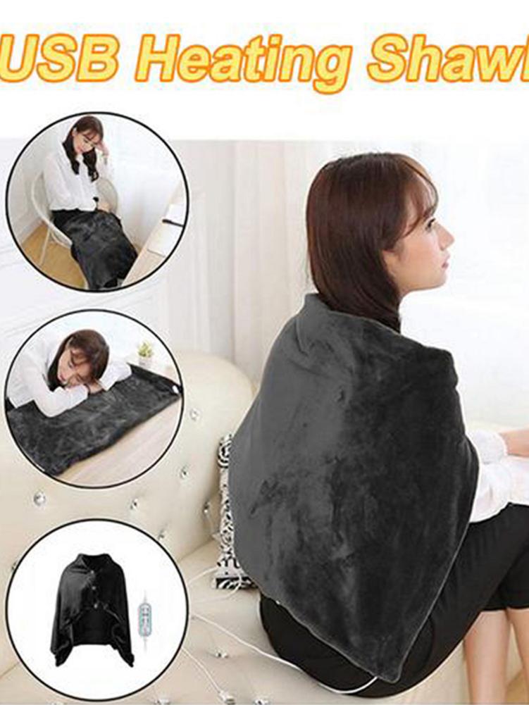 USB Electric Clothing Heating Blanket Shawl Detach... – Vicedeal