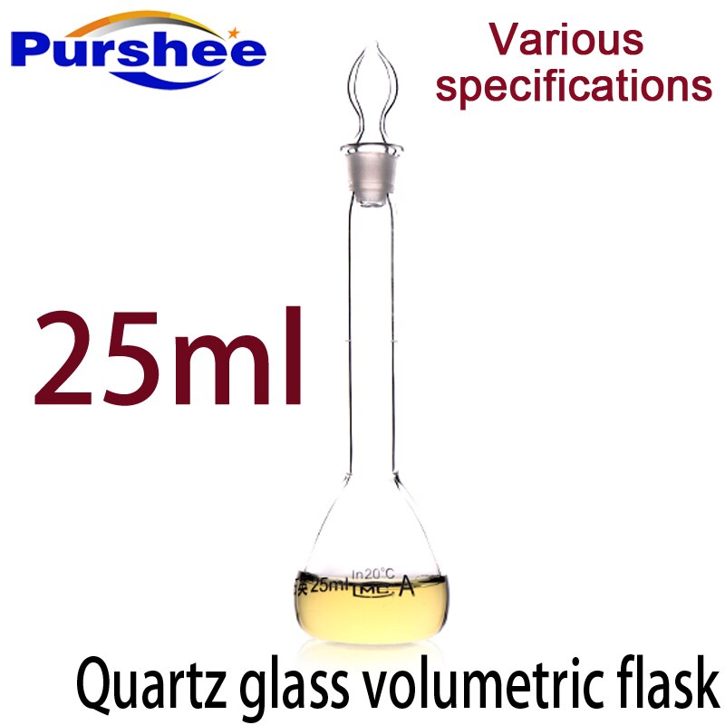 Quartz glass volumetric flask(25ml) – Grandado