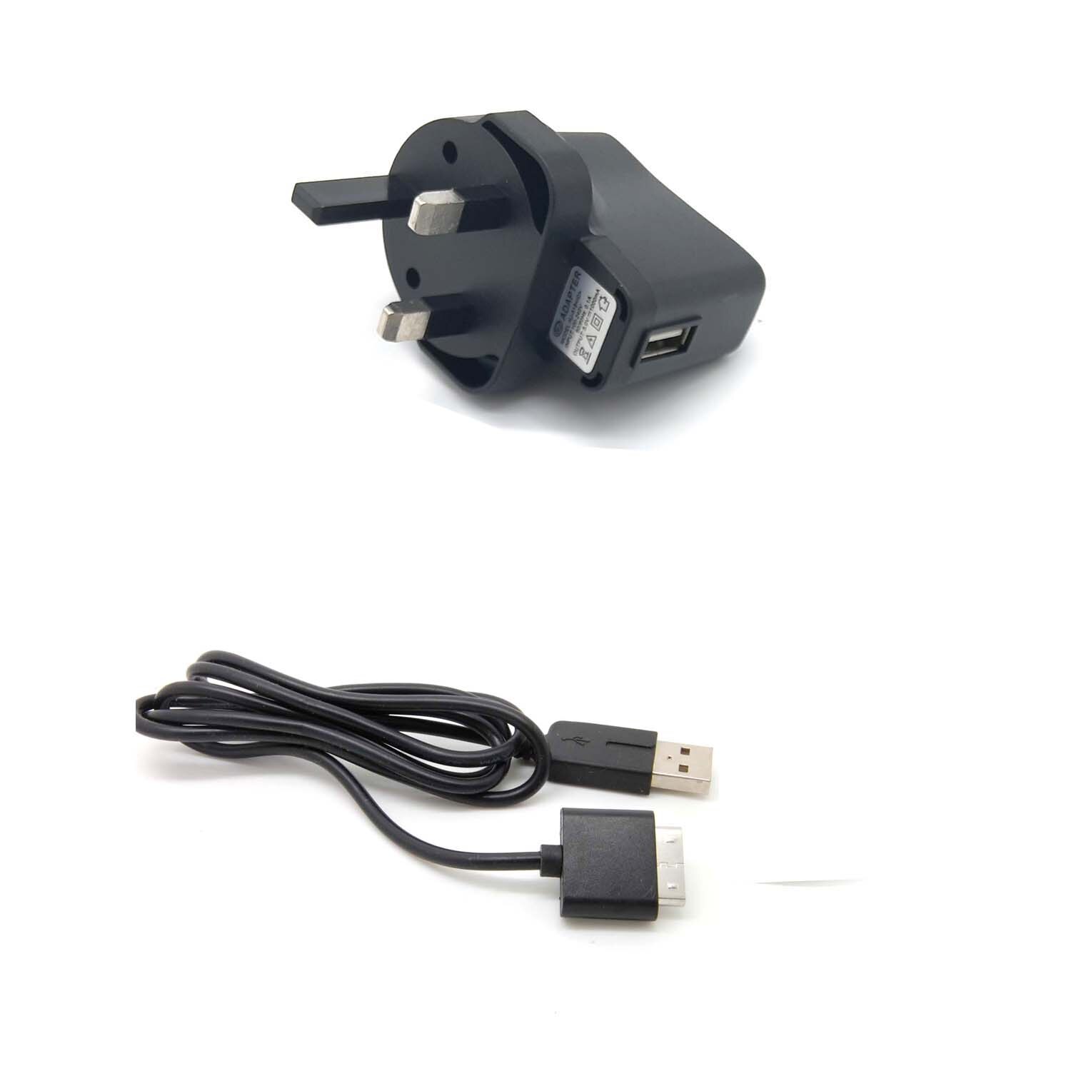 WALL CHARGER & Black USB Sync charger data Cable c... – Grandado