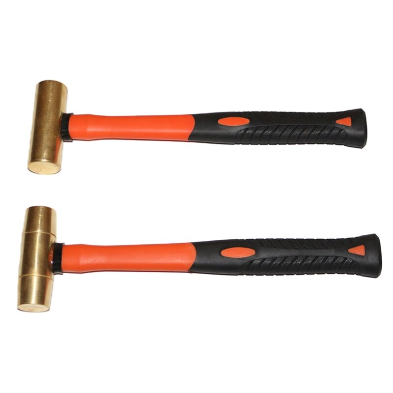 Red Copper Round Hammer Plastic Handle Explosion P... – Vicedeal