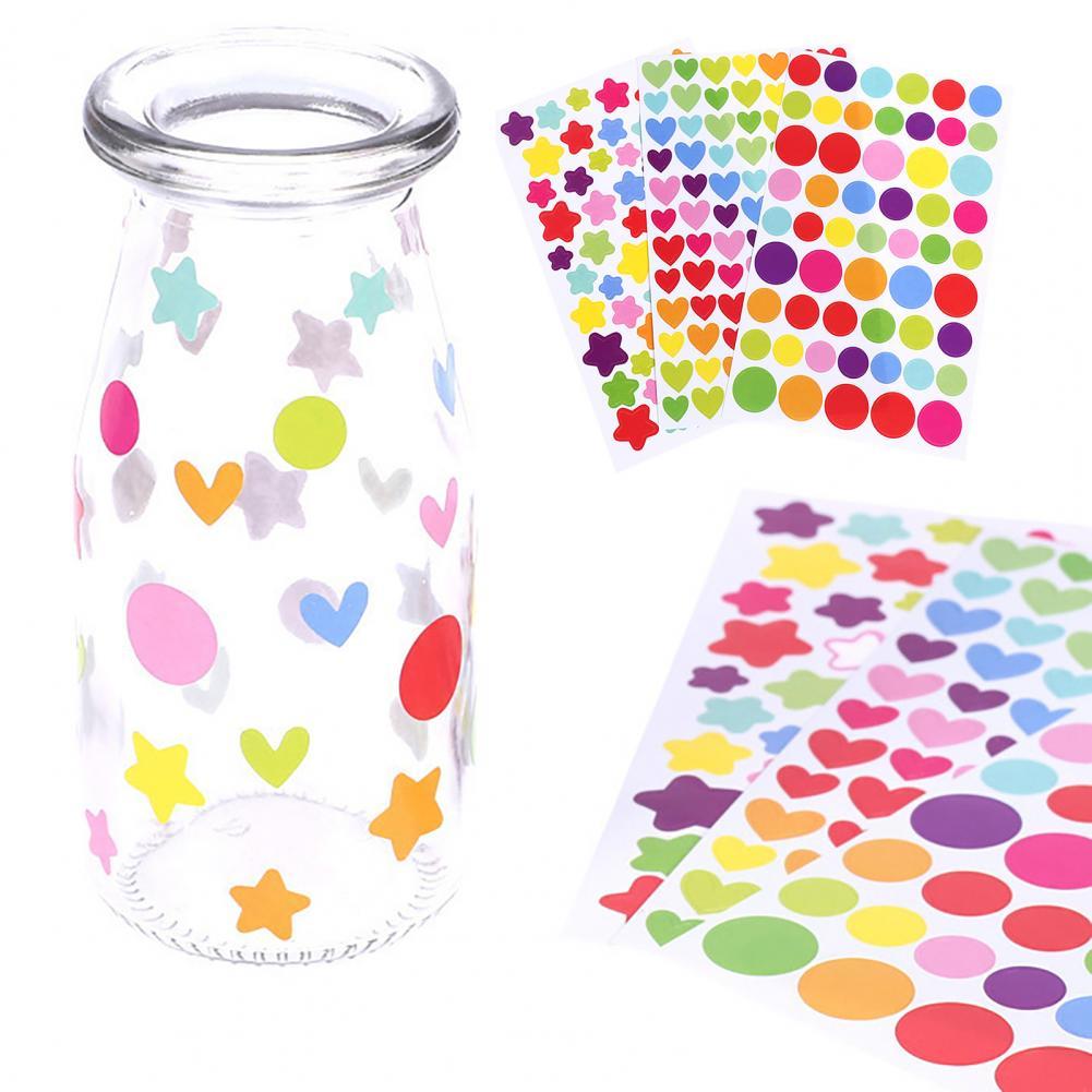 6Pcs/Set Round Stickers DIY PVC Lovely Stickers Ca... – Vicedeal