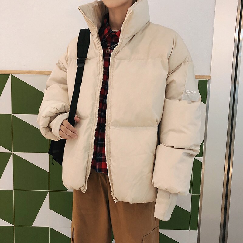 LAPPSTER Men Black Streetwear Bubble Coat Winter J... – Grandado