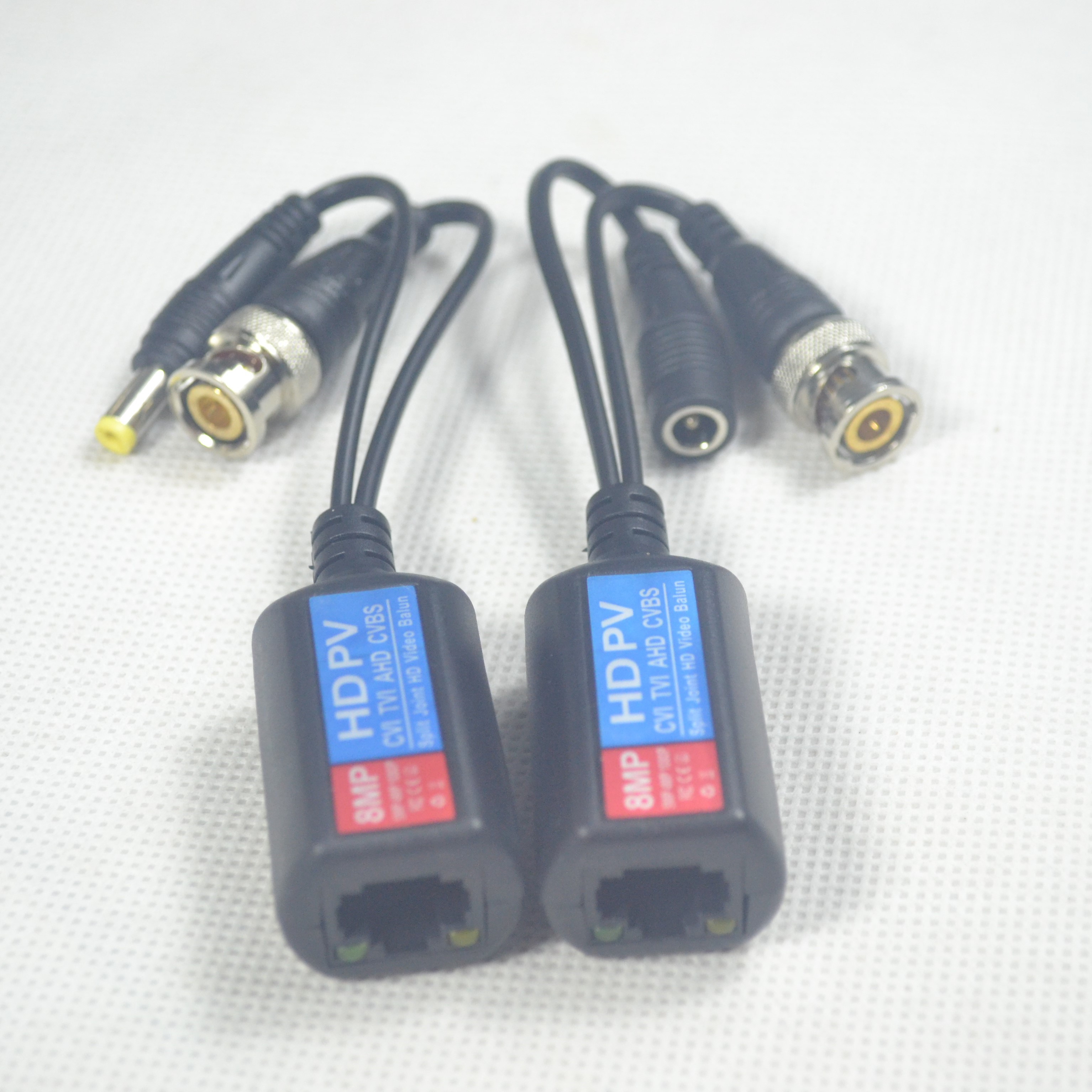 8MP CCTV BNC Video Power HD Balun HD CVI TVI AHD C... – Grandado
