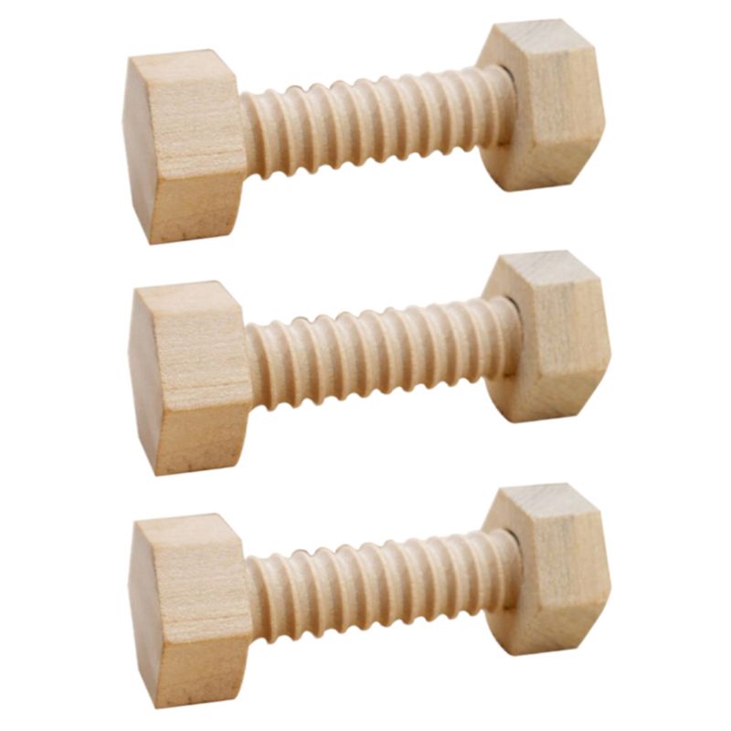 3 Pcs Houten Schroef Moer Building Montage Blokken... – Grandado