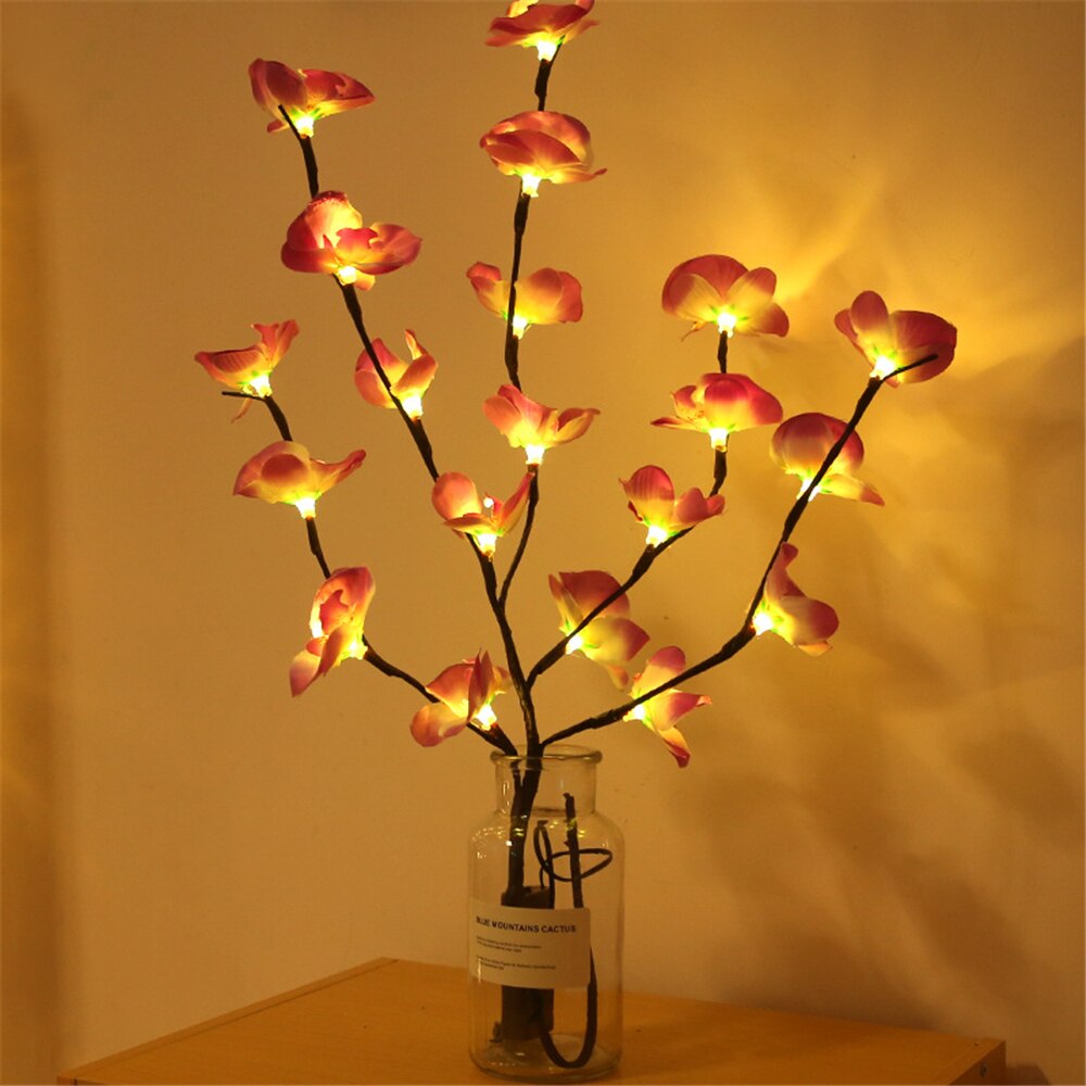 20led 73cm Orchid Branch Light String Artificial F... – Vicedeal