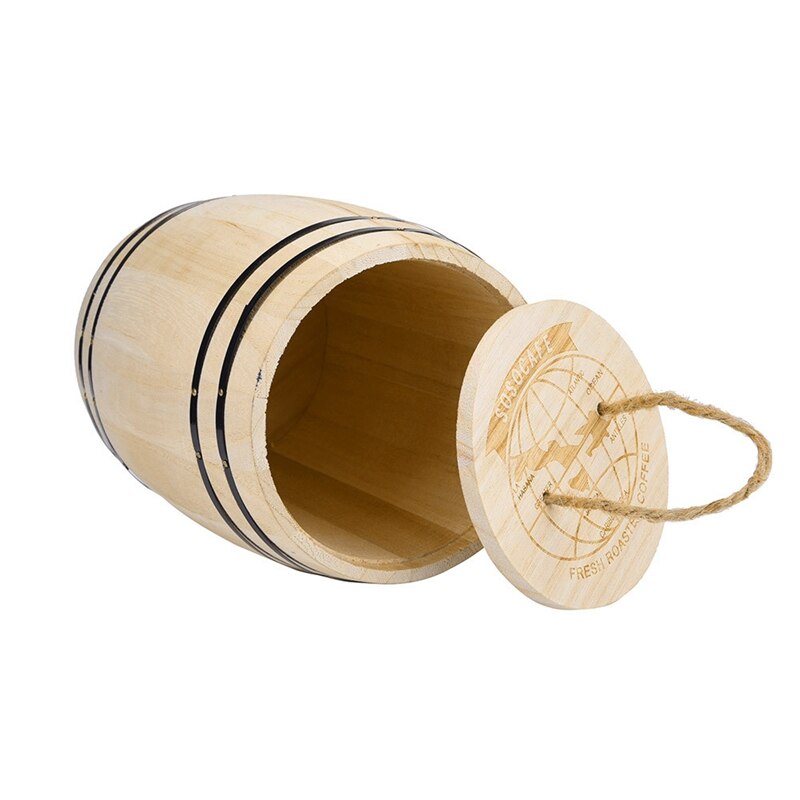 Wooden Coffee Bean Container Food Storage Bottles ... – Grandado