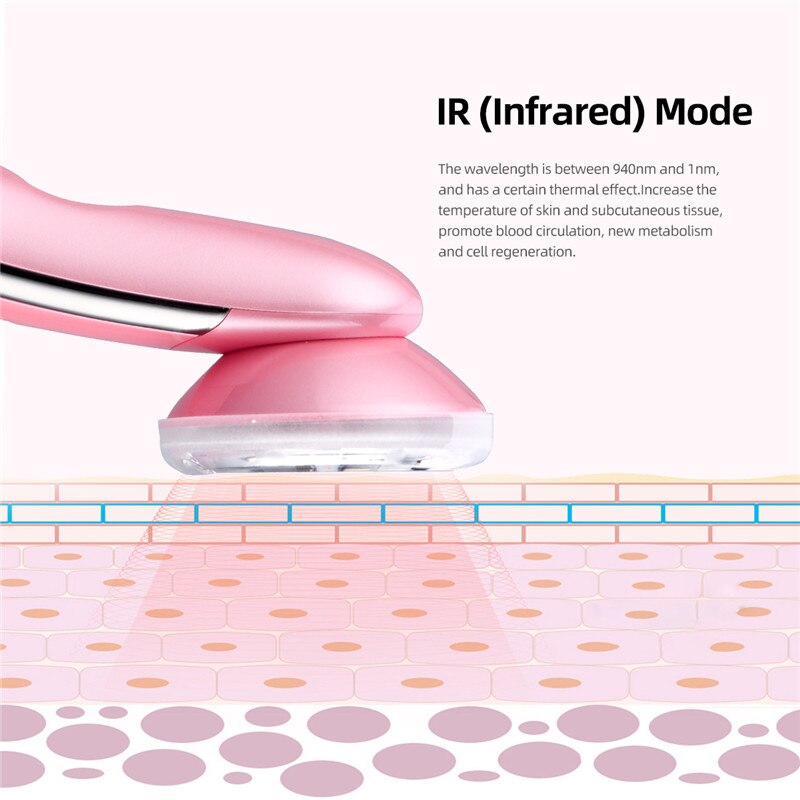 6 In 1 Ems Rf Photon Therapy Facial Massager Infra... – Grandado