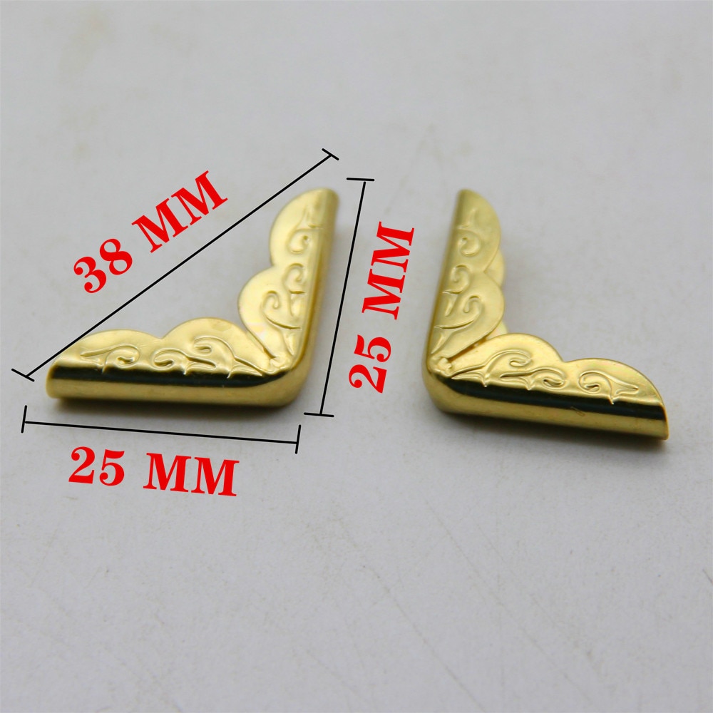 50pc Gold Color Metal Corners For Book Folder Scra... – Grandado