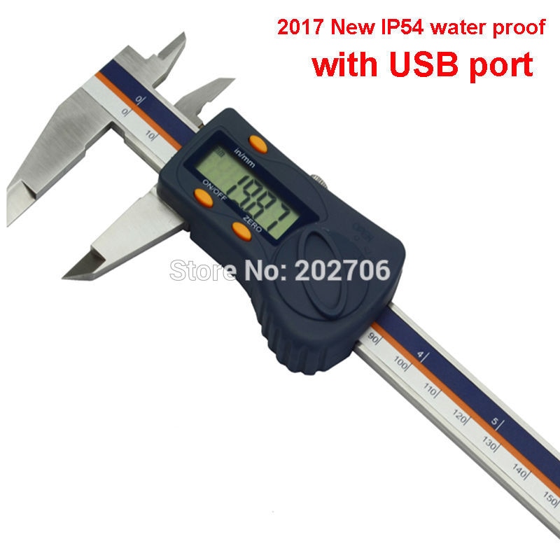 model IP54 water proof digital caliper 0-150mm 6in... – Vicedeal