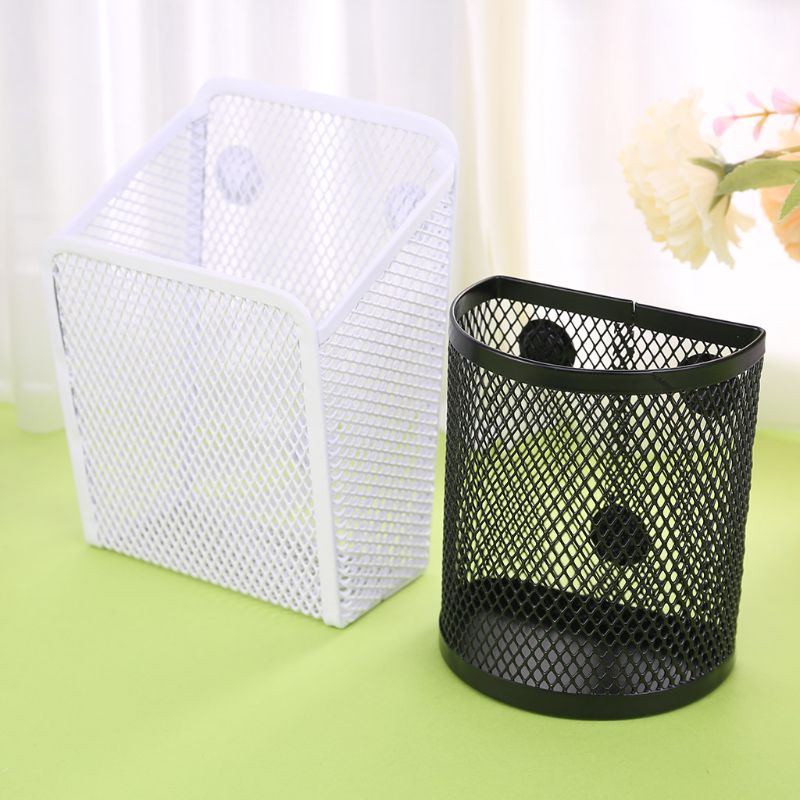 Metal Wire Mesh Magnetic Basket Storage Box Pen Pe... – Vicedeal