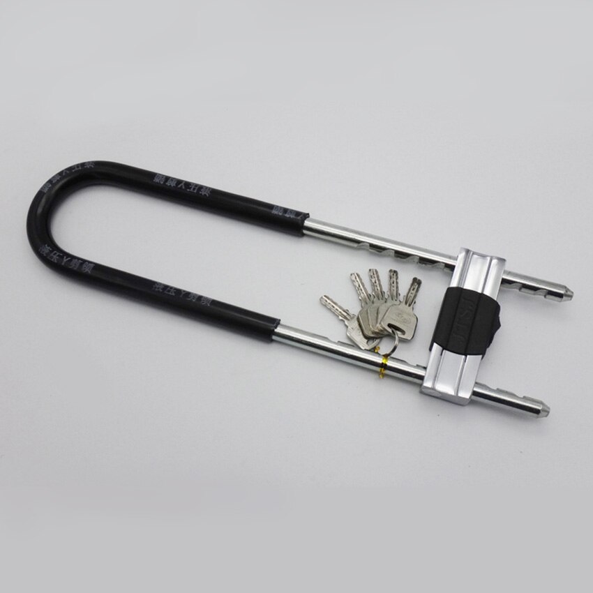 GALO Glass door lock for Double door steel U lock – Grandado