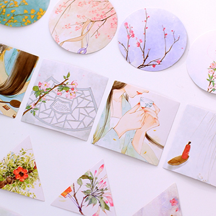 40 pcs/pack Vintage miss time stickers Blooming fl... – Grandado