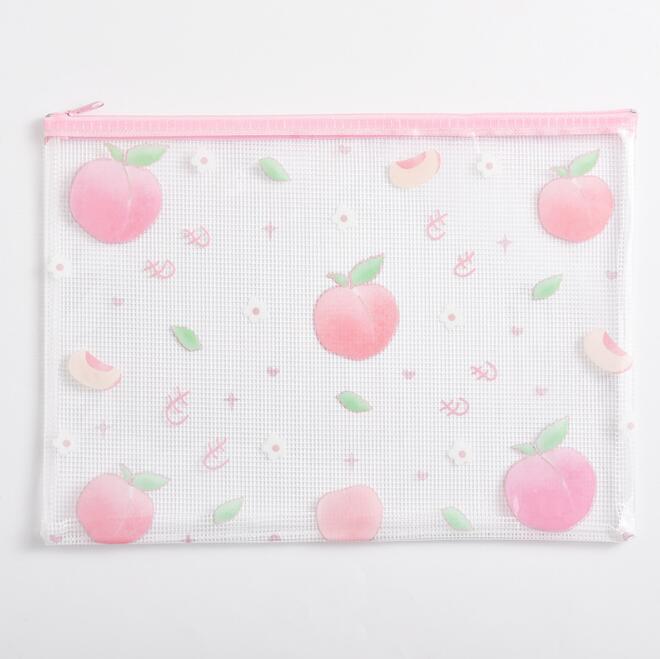 A4/A5/B6/Mini Kawaii Strawberry Peach File Folder ... – Grandado