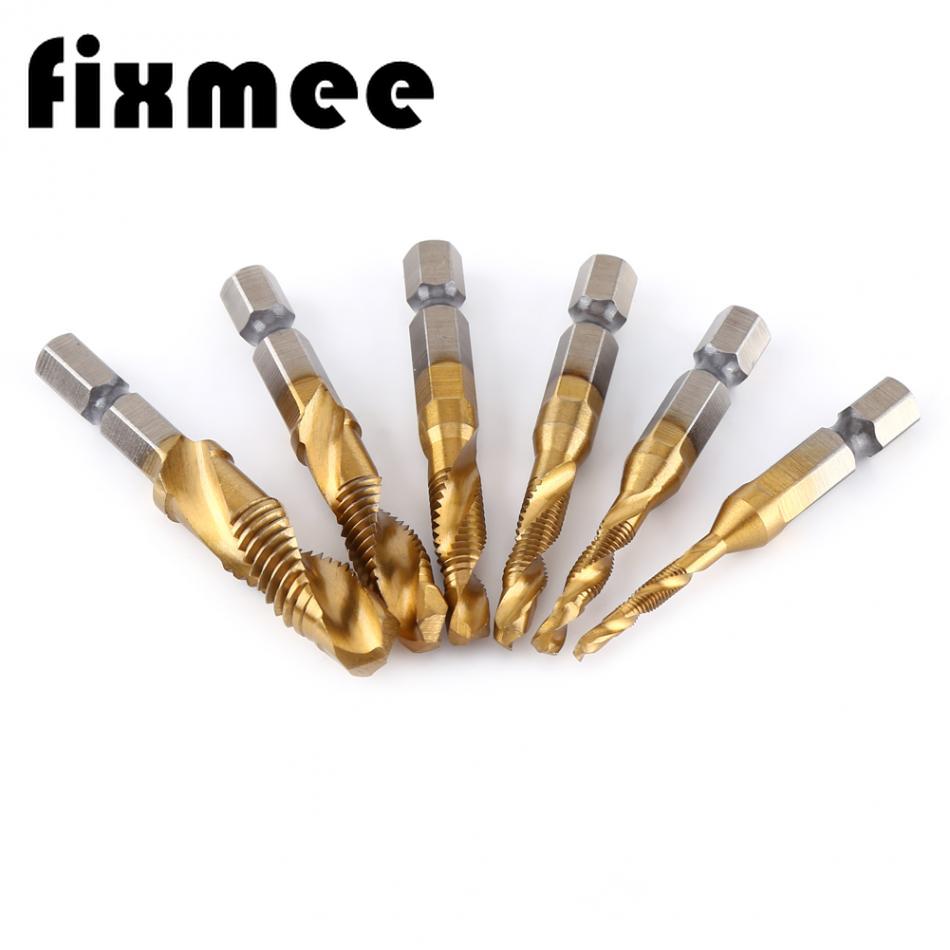 6Pcs M3 M4 M5 M6 M8 M10 Hss Boor Tap Hss Boren Met... – Vicedeal